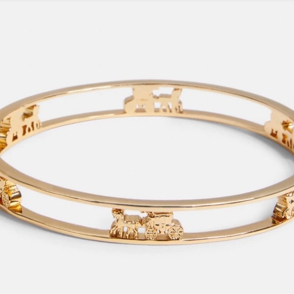 Coach | Jewelry | Coach Horse And Carriage Bangle | Poshmark
